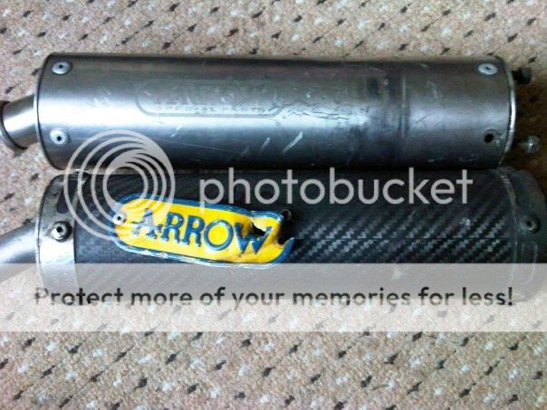 Arrow exhaust and Arrow racing exhaust?